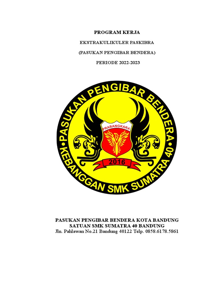 Program Kerja Paskibra | PDF