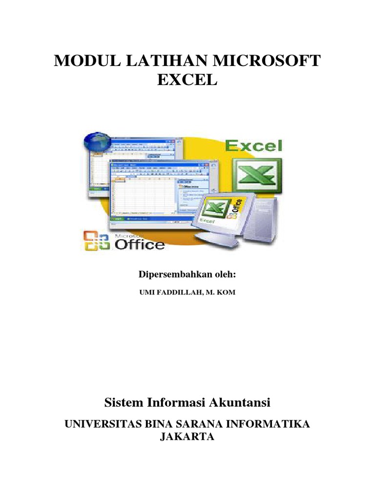 Modul Materi Microsoft Excel 2010 Pdf Teknologi And Rekayasa