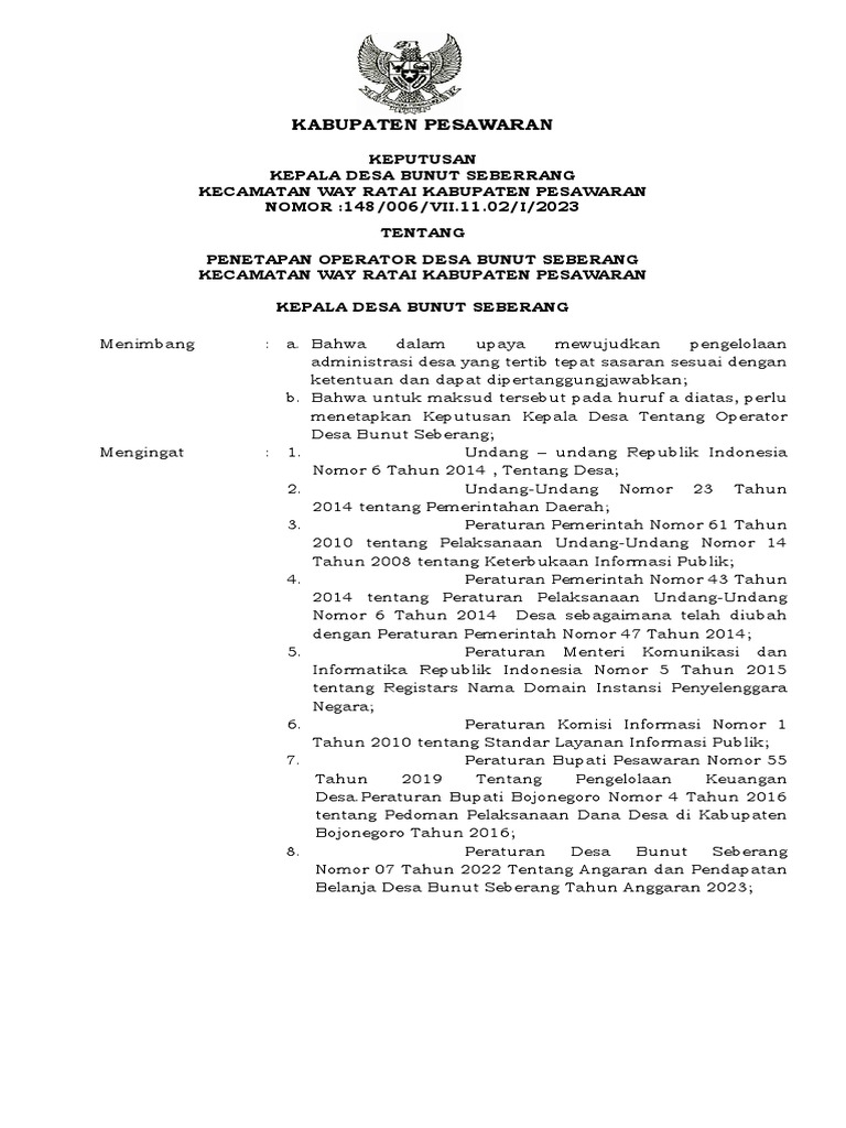 SK Operator SID 2021 | PDF