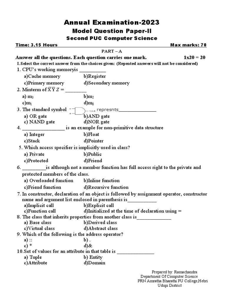 Model 2 | PDF | Class (Computer Programming) | Programming