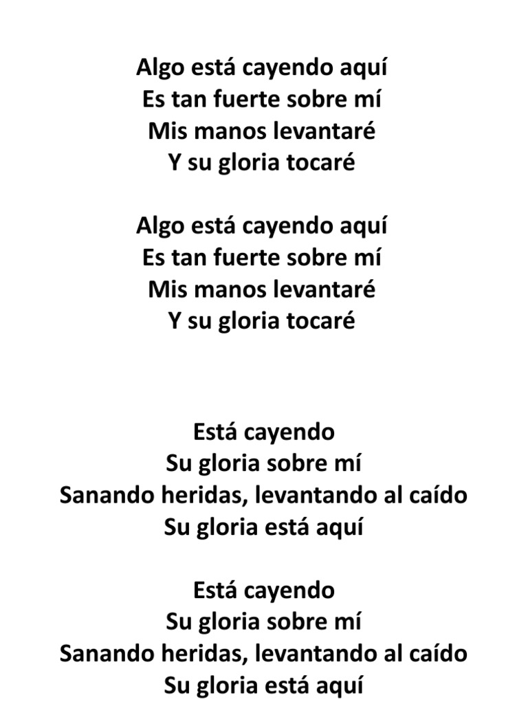 Algo Esta Cayendo Aqui | PDF