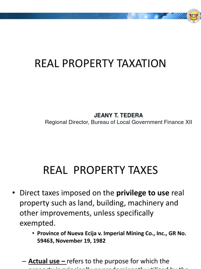 Real Property Taxation | PDF | Property Tax | Taxes