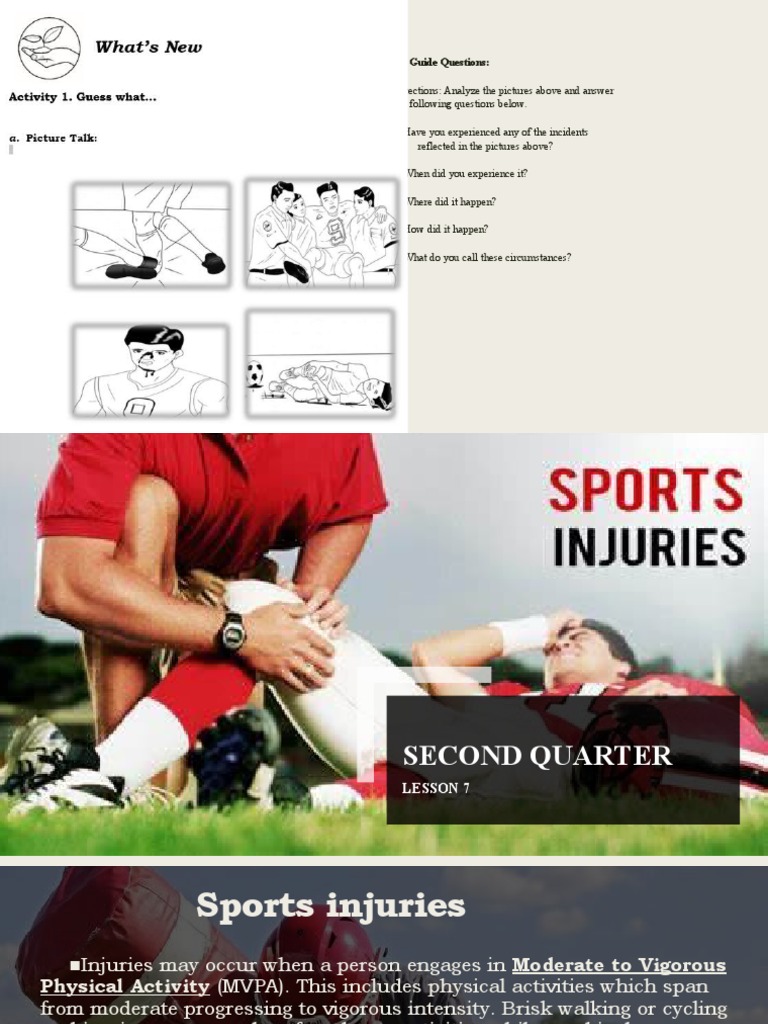 q2 - l1 - Types of Injuries | PDF