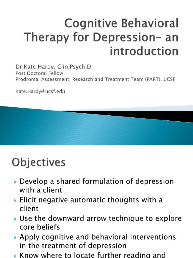 CBT for Depression | PDF