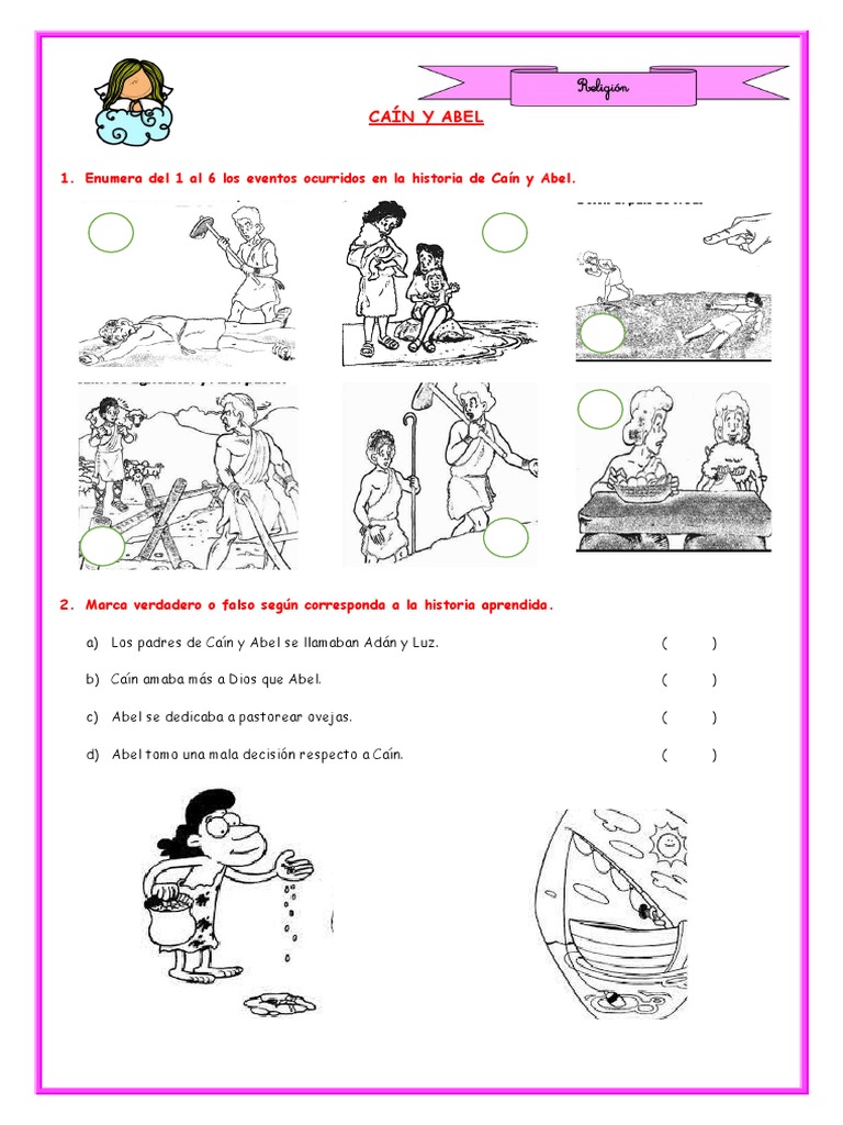 Ficha Los Hermanos Cain y Abel.. | PDF
