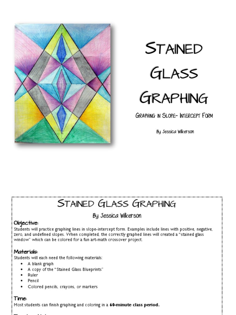 Stained Glass Math Project Guide | PDF | Mathematical Concepts ...