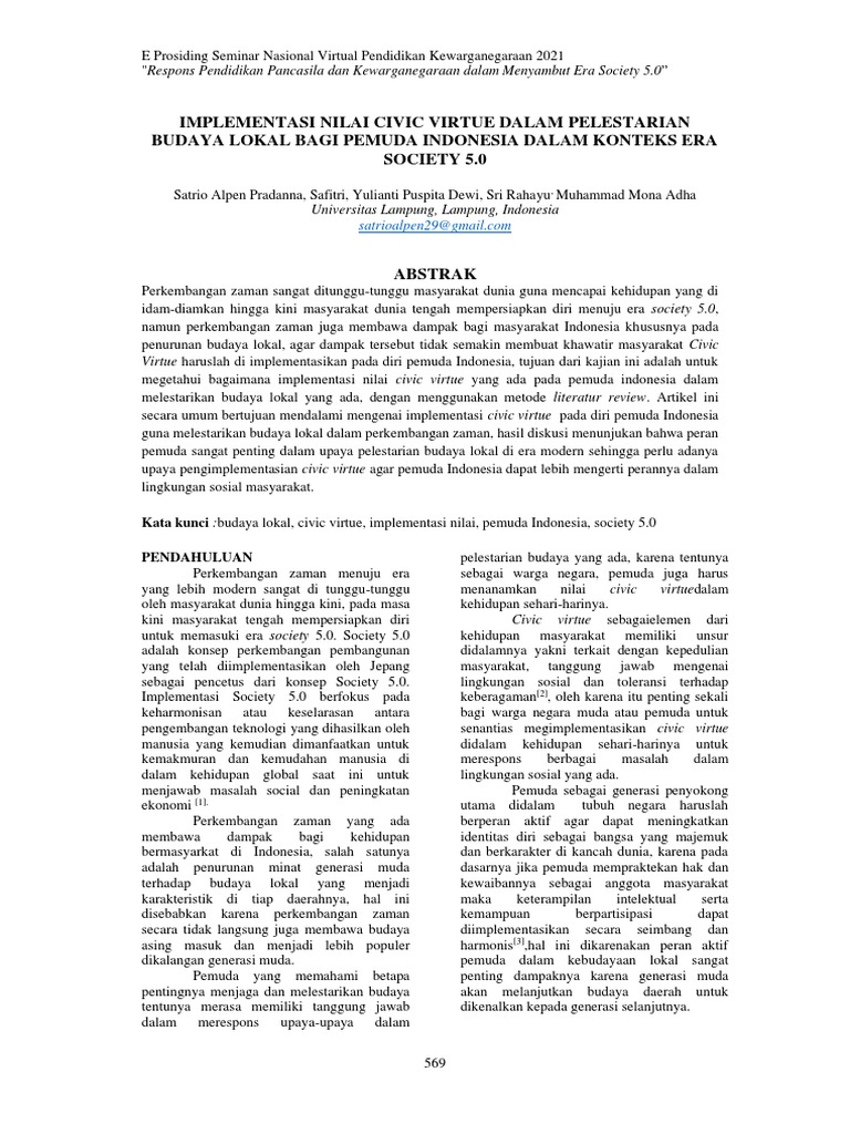 Prosiding Semnas Satrio | PDF