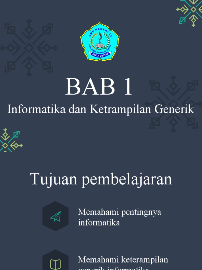 BAB 1 - Informatika Dan Keterampilan Generik | PDF