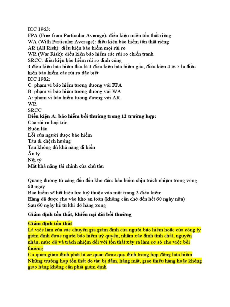 NHÓM 4 Bồi thường tổn thất XNK | PDF