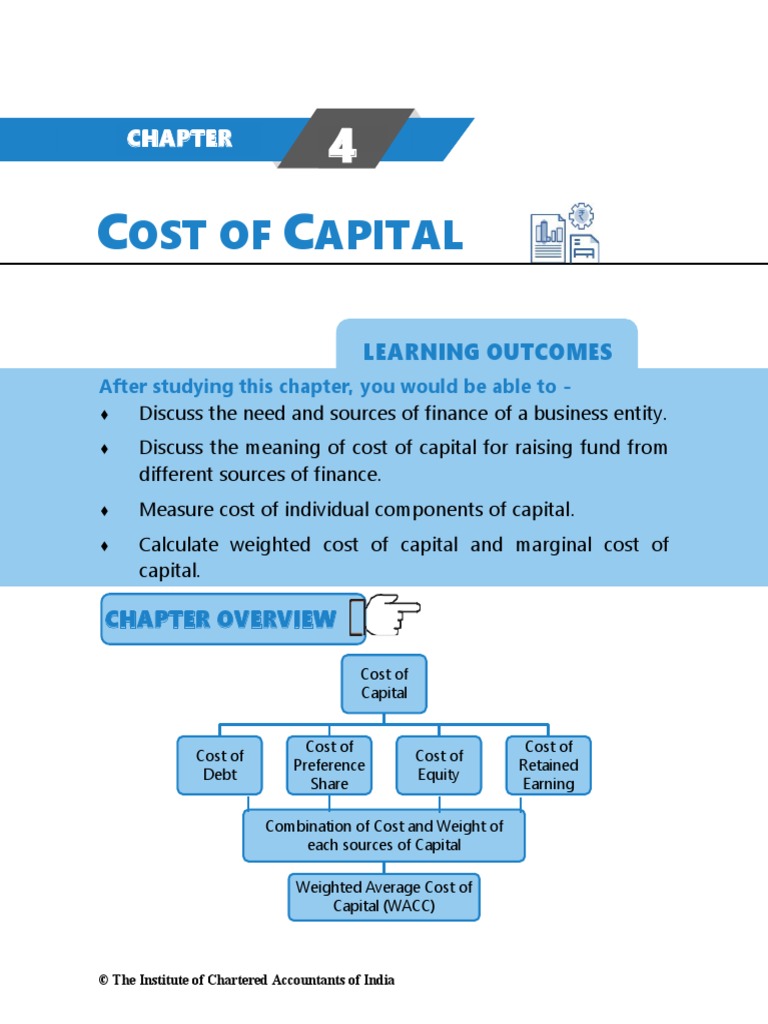 Chapter 4 Cost of Capital | PDF