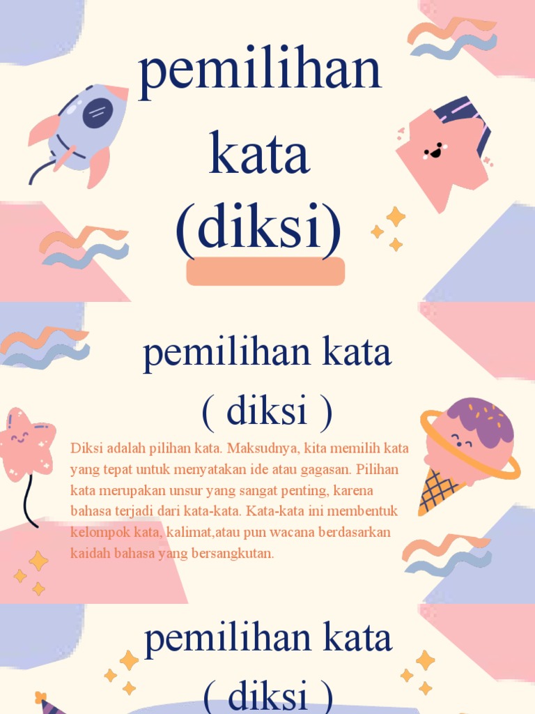Pemilihan Kata (Diksi) | PDF