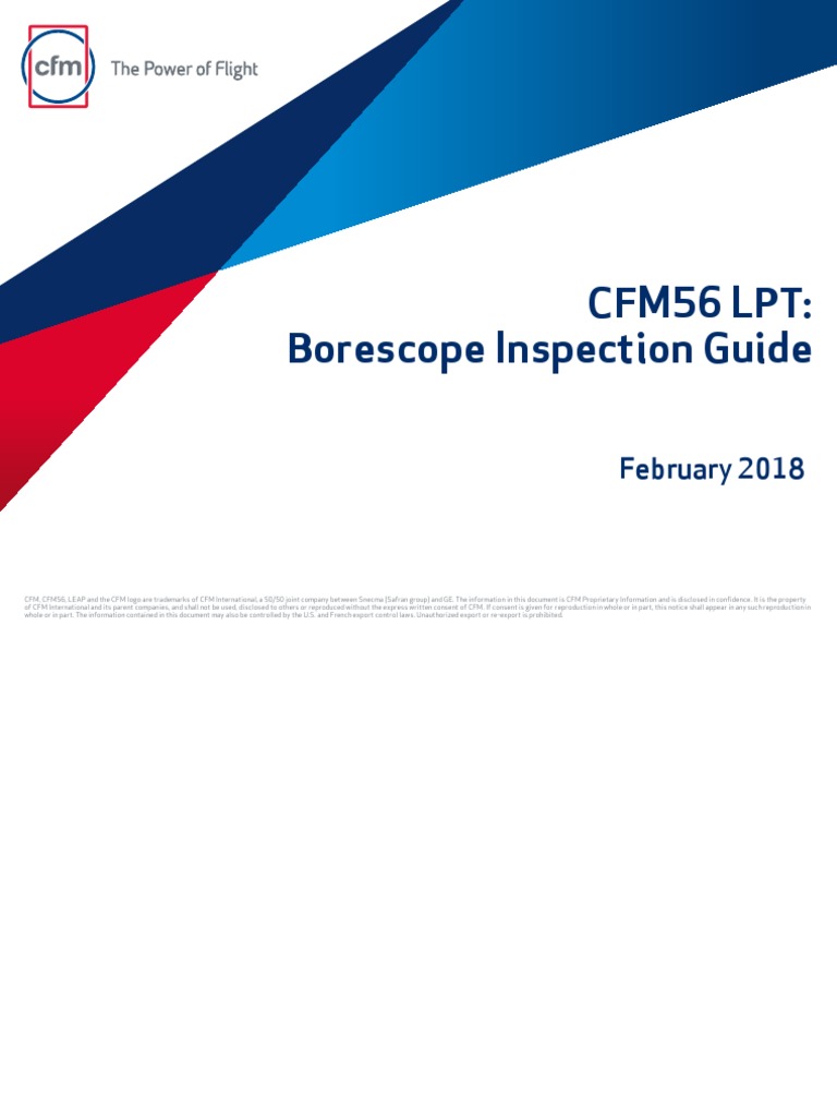 CFM56 Borescope Inspection Guide | PDF