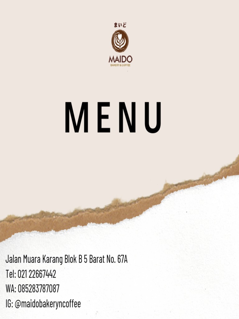 Menu Maido 2023 PDF | PDF