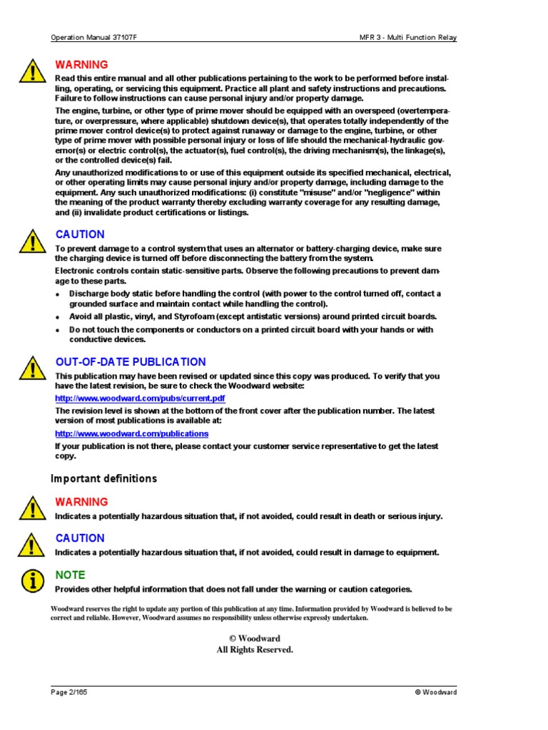 Warning: Caution | PDF