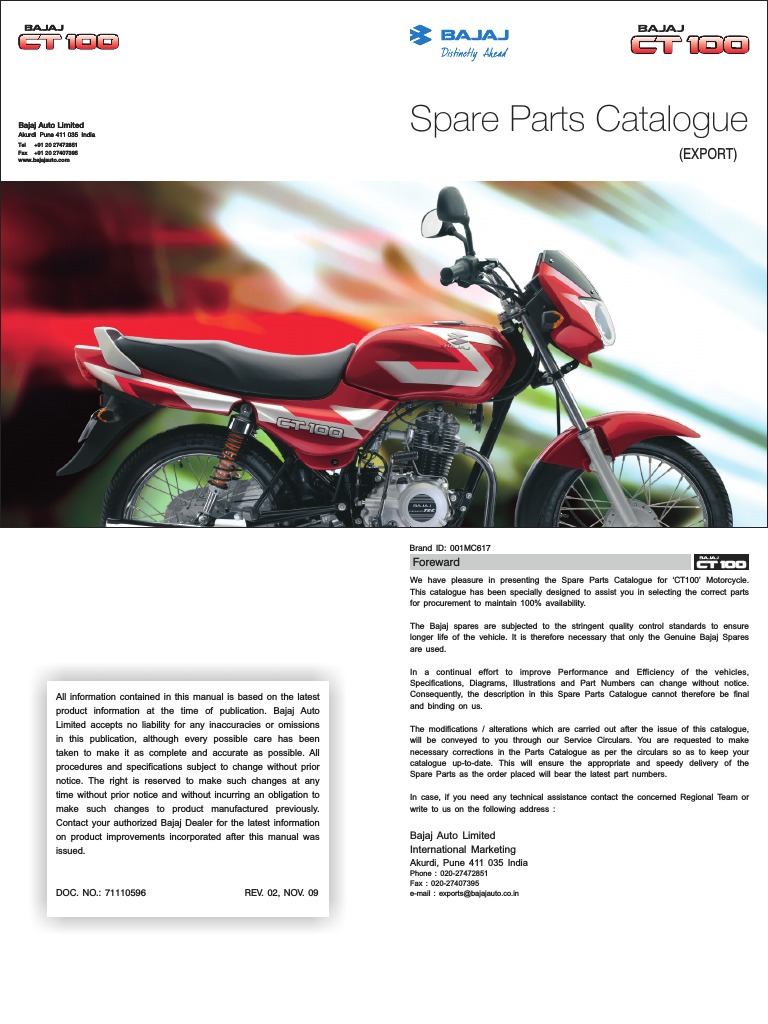 CT100 (1!30!2015) With New Decals | PDF | Piston | Internal Combustion ...