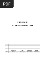 P-SOP-K3-010 Prosedur Tentang Penggunaan APD | PDF