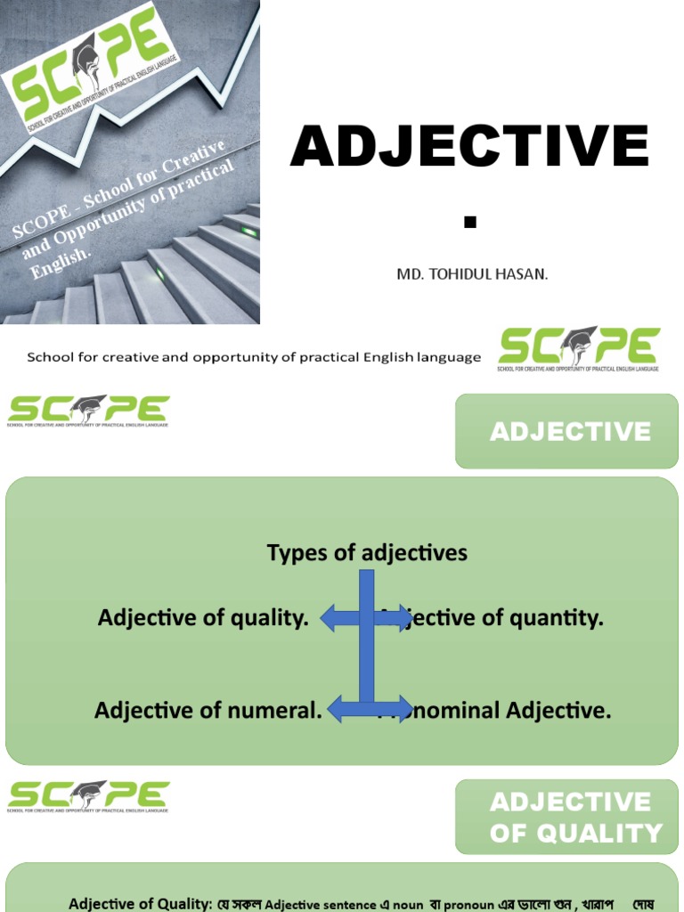 Types of Adjectives Explained | PDF