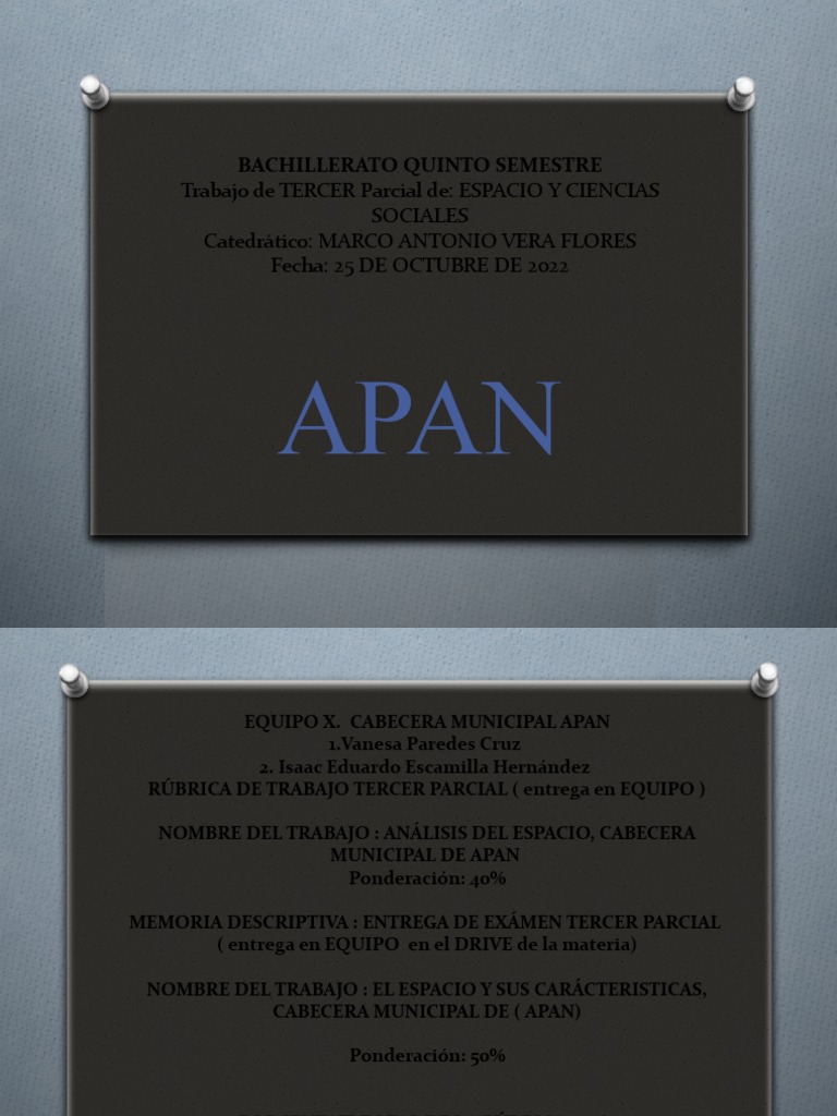 APAN | PDF
