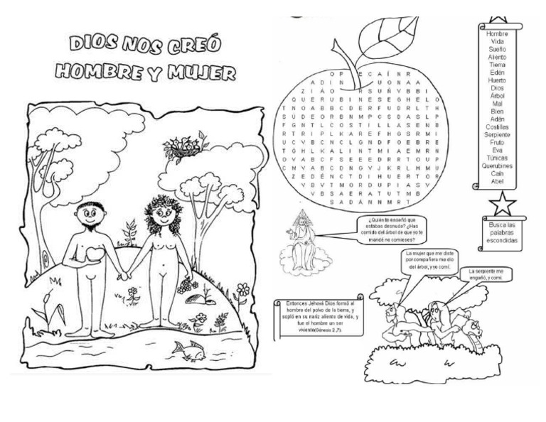 Ficha - Adan y Eva | PDF