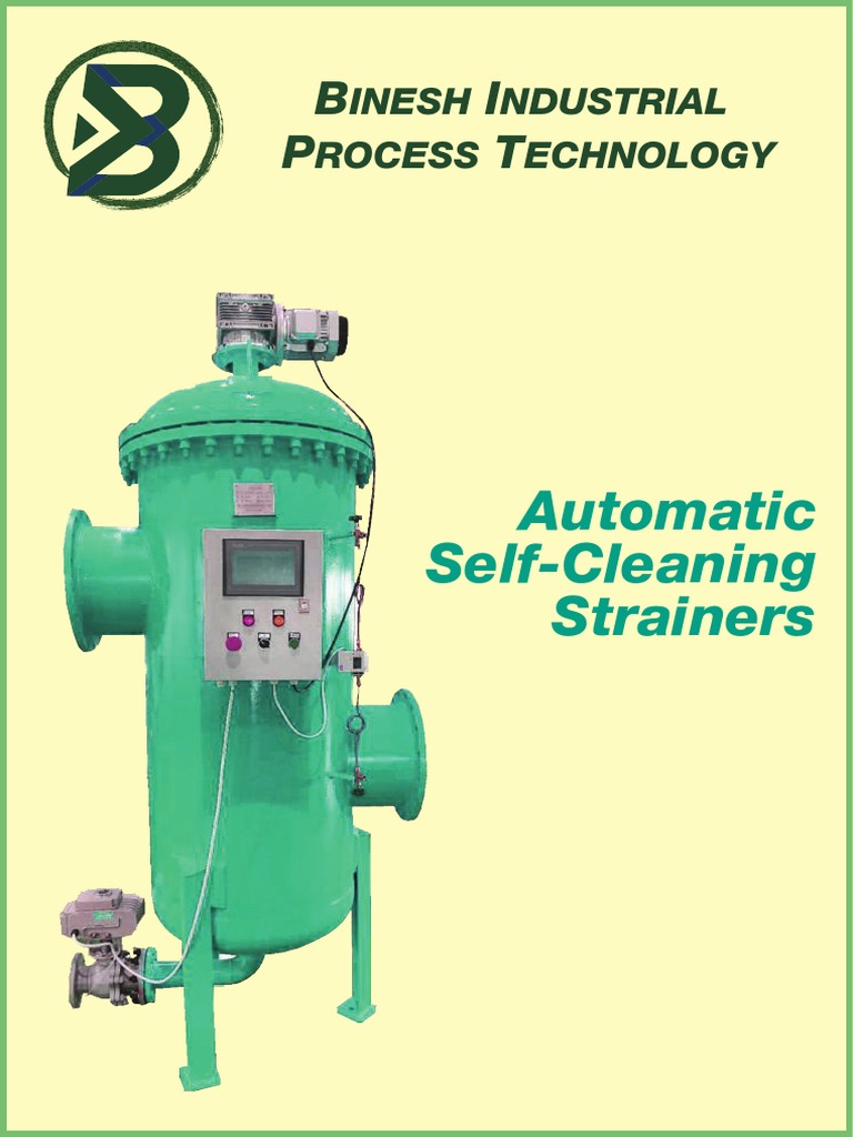 Self Cleaning Strainer 2022-CMP | PDF | Valve | Heat Exchanger