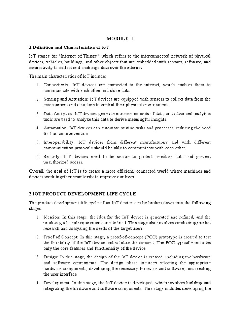 Iot Notes Updated | PDF Iot Notes Updated | PDF