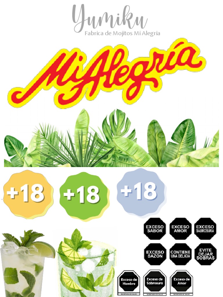 PLANTILLA FABRICA DE MOJITOS | PDF