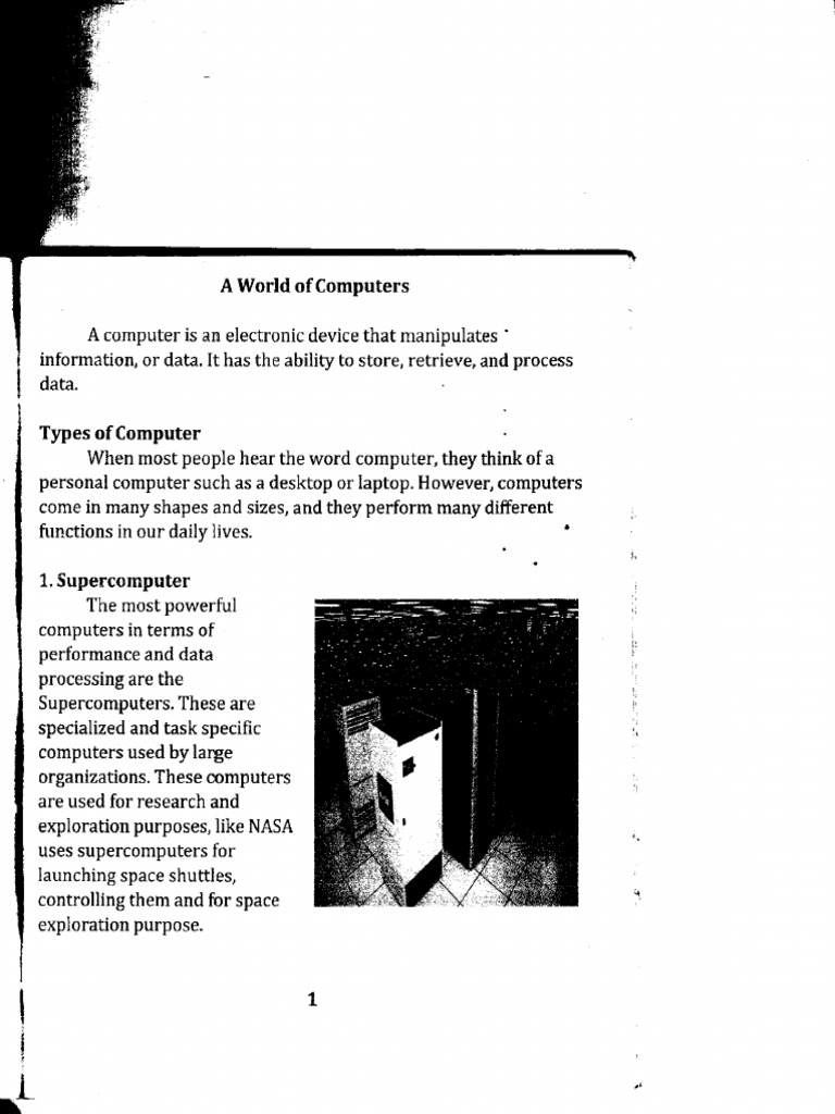 Grade 5 Computer Notes | PDF