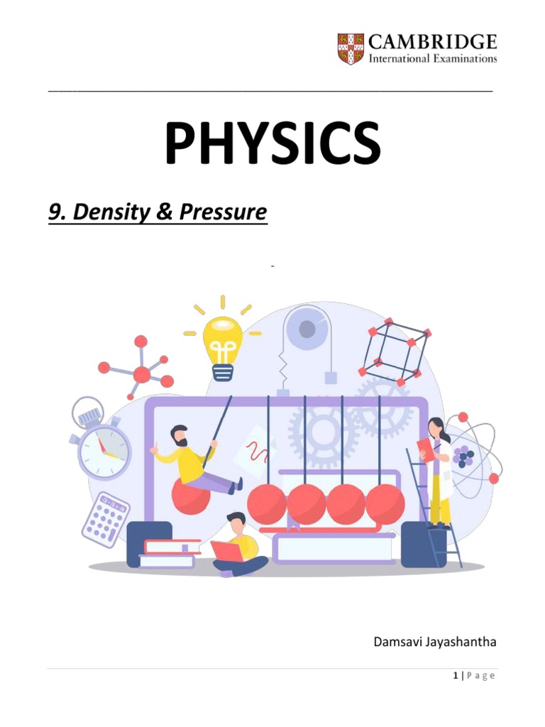 Density & Pressure | PDF | Density | Gases