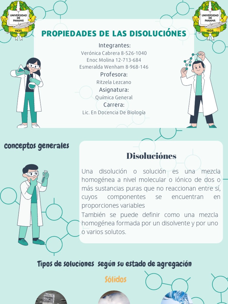 Actividad. Disoluciones Química | PDF