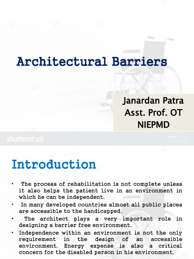 Architecturial Barrier | PDF