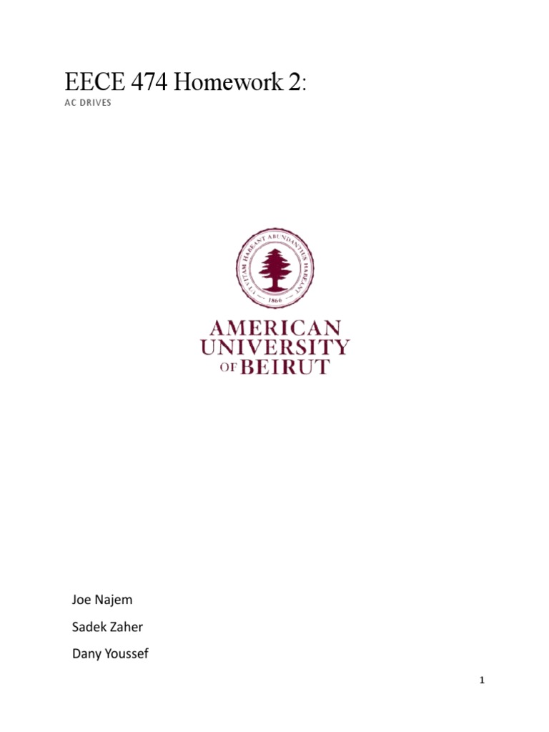 EECE 474 Assignment 2 | PDF