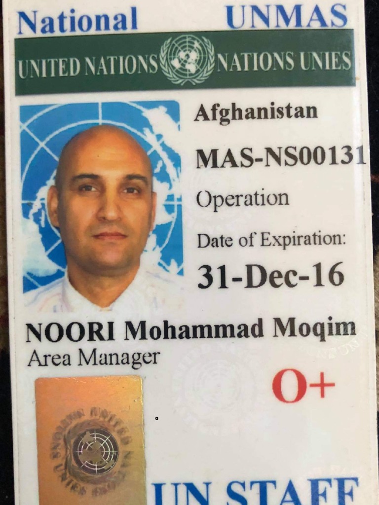 Noori UN ID Card | PDF