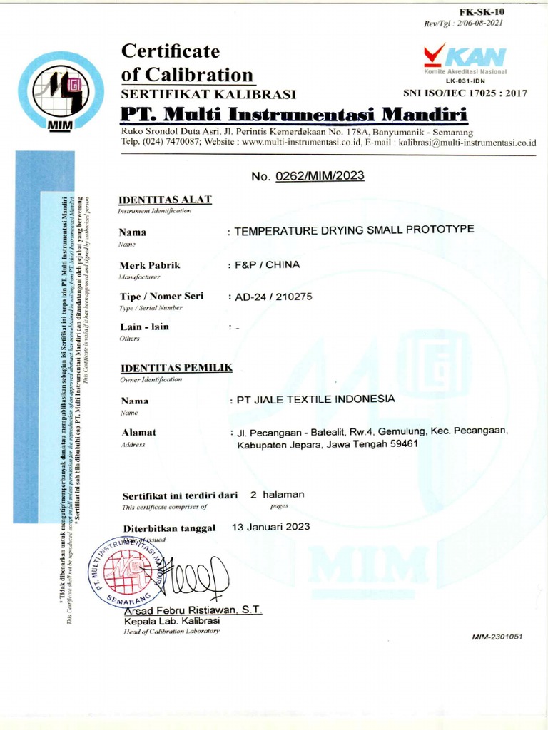 Jiale Textile Indonesia 0001 | PDF