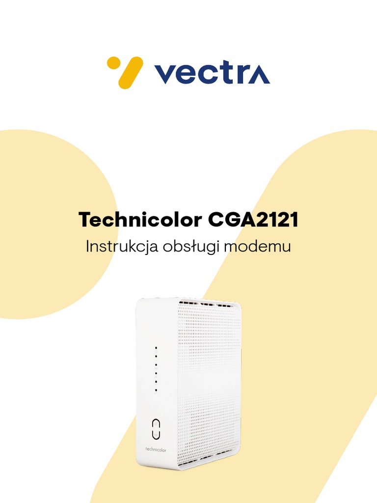 Technicolor Cga2121 Instrukcja | PDF