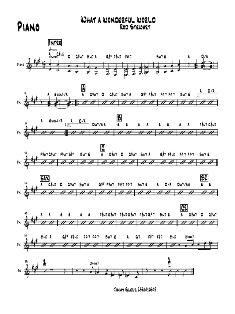 What A Wonderful World | PDF