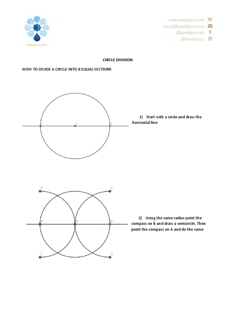Circle Division by Sandy Kurt | PDF