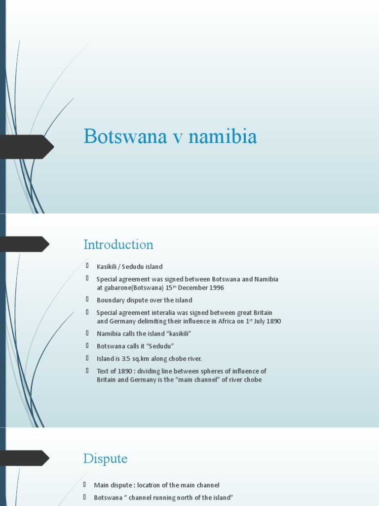 Botswana V Namibia | PDF