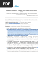 Fertilizer Control Order Guide | PDF | Fertilizer | Nutrients