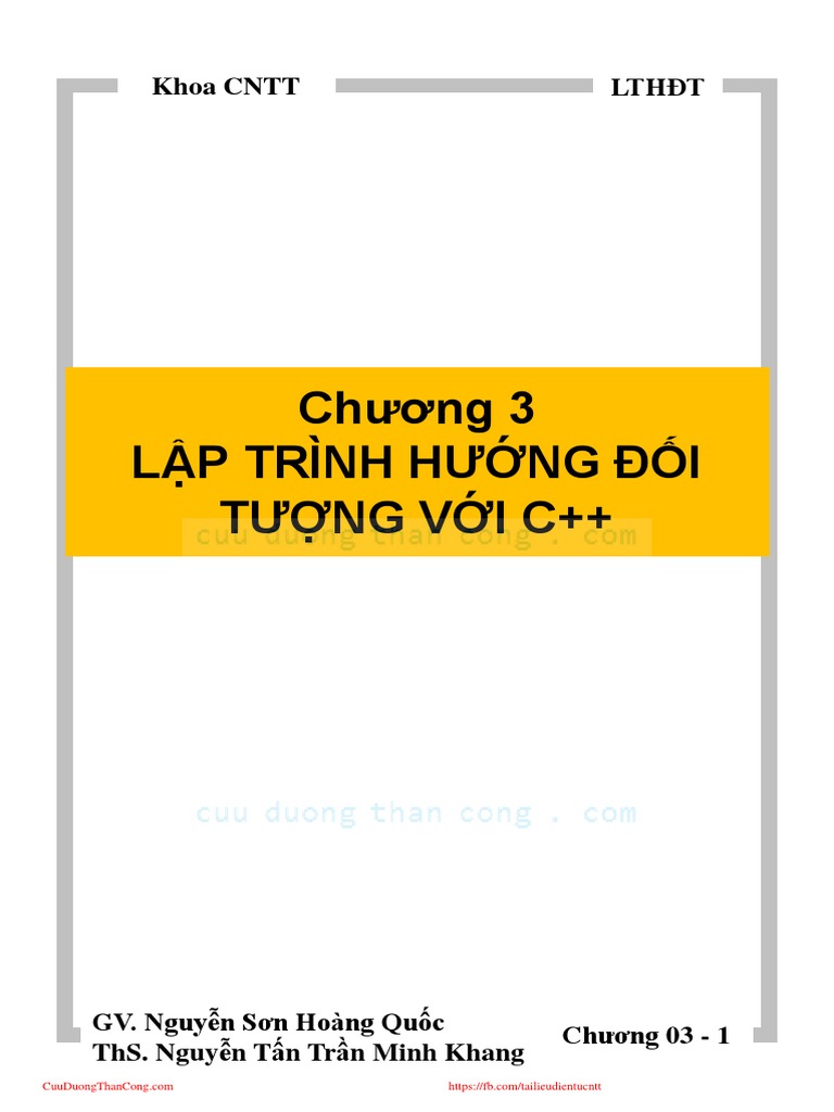 lthdt-03-lập trình hđt với c++ - bài tập | PDF