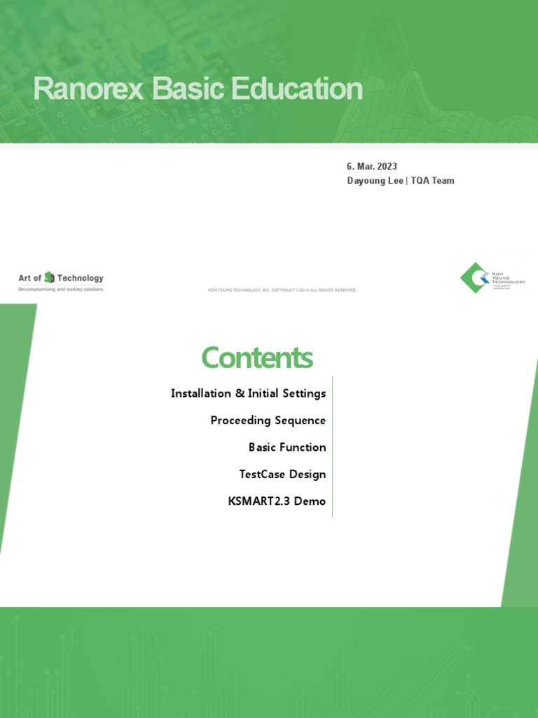 Ranorex Basic Education | PDF