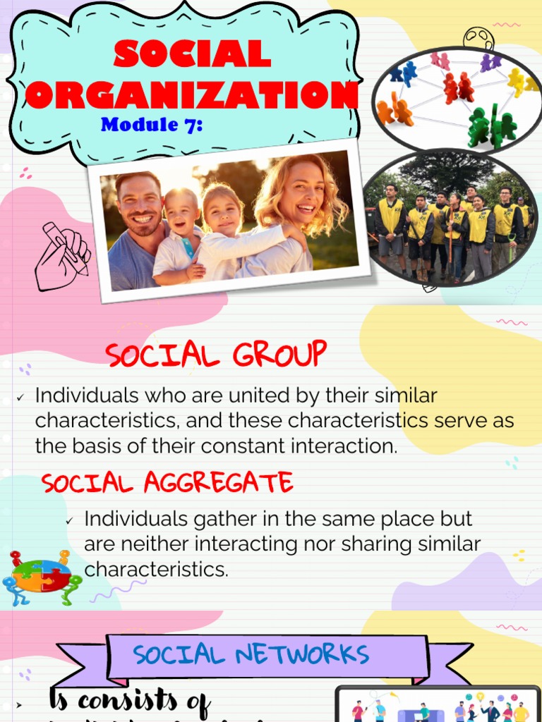 Lesson 7 Social Organization | PDF