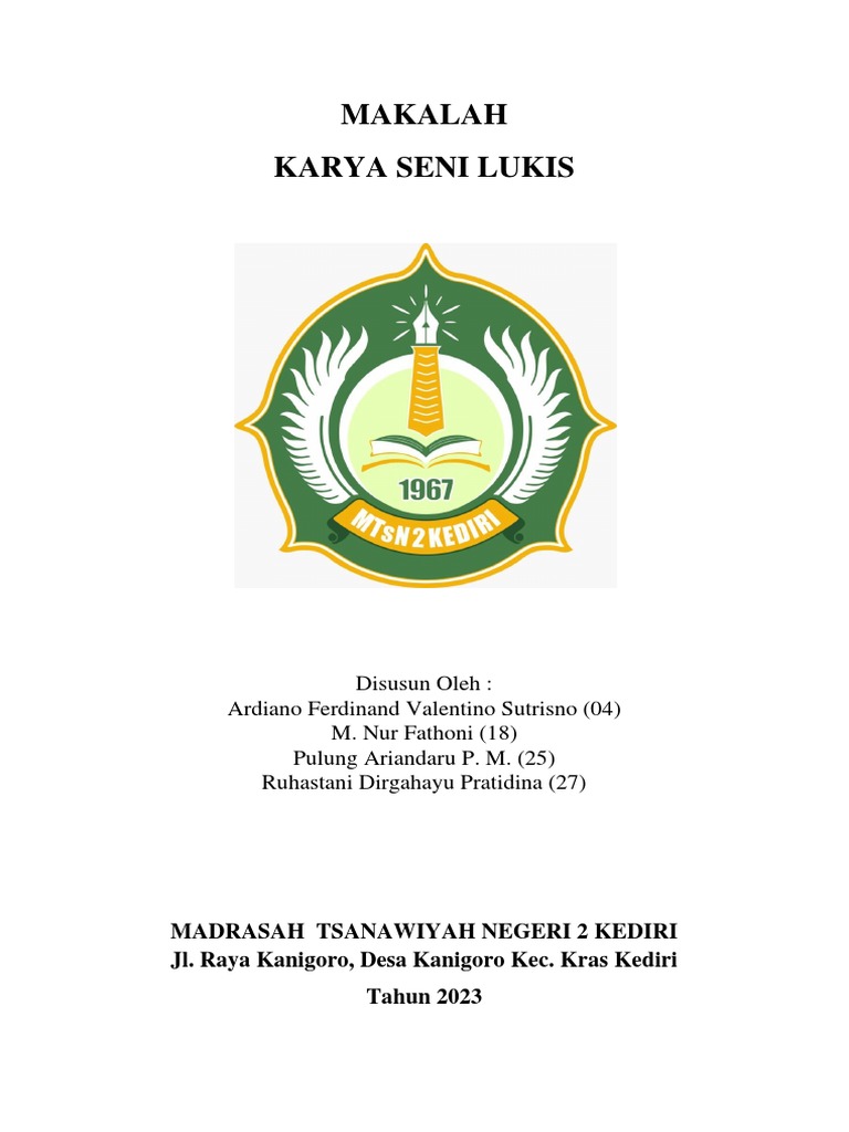 Makalah Seni Lukis 2 | PDF | Griya & Taman | Seni