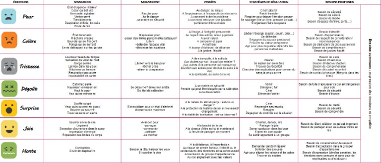 tableau-des-émotions | PDF