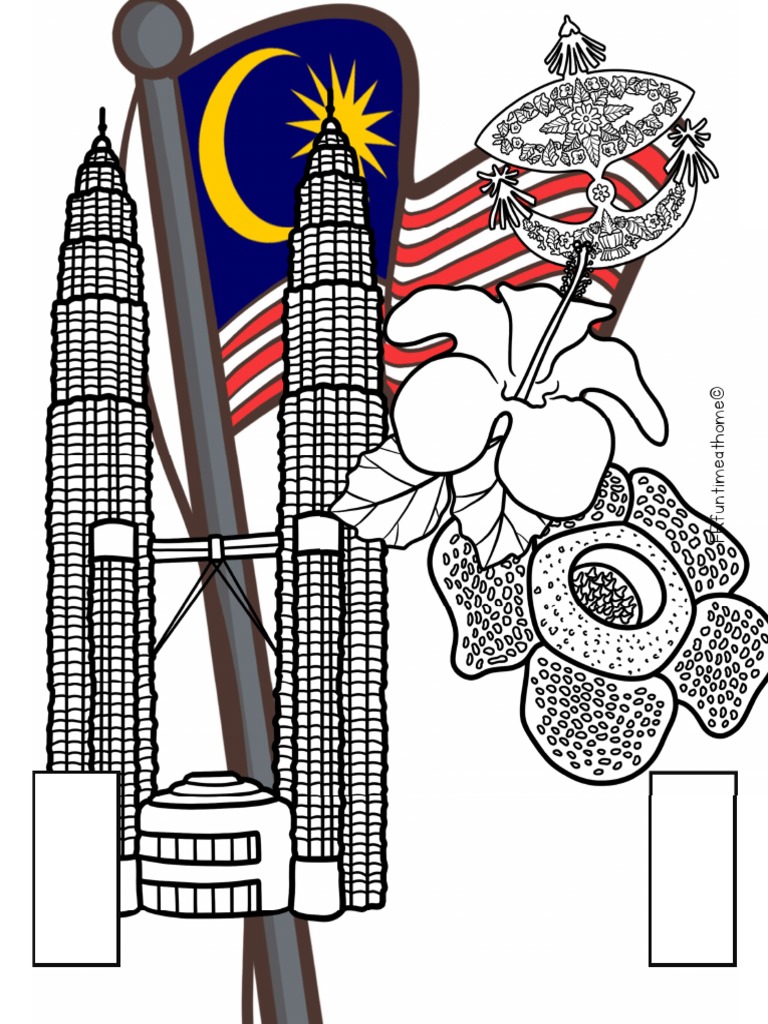 MERDEKA 3D Coloring Poster 2022 (Ethnic) | PDF