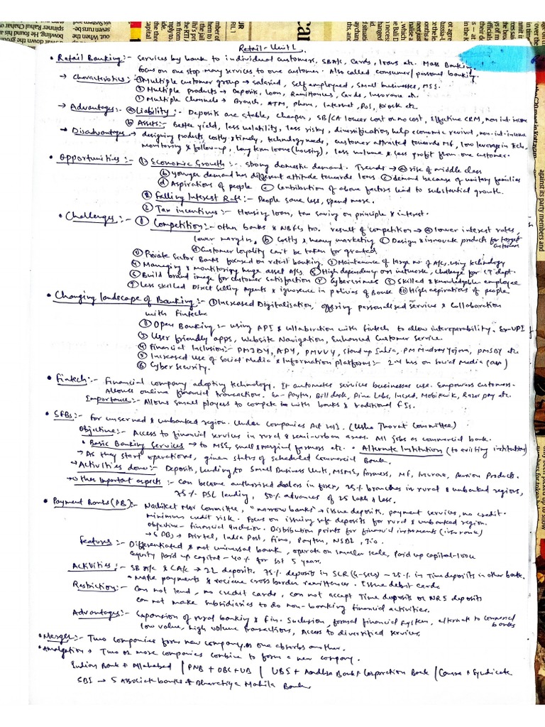 Retail Notes | PDF