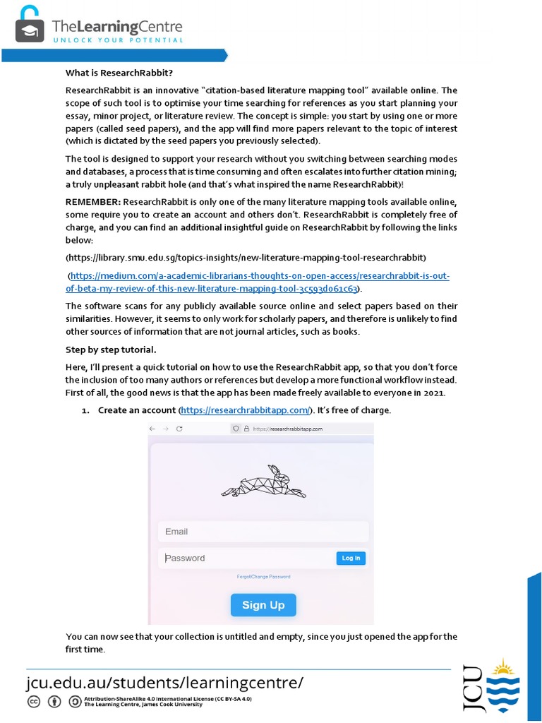 ResearchRabbit: Literature Mapping Tool | PDF