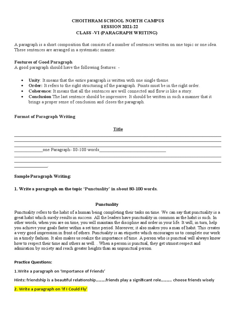 6 Paragraph Writing | PDF | Disciplines