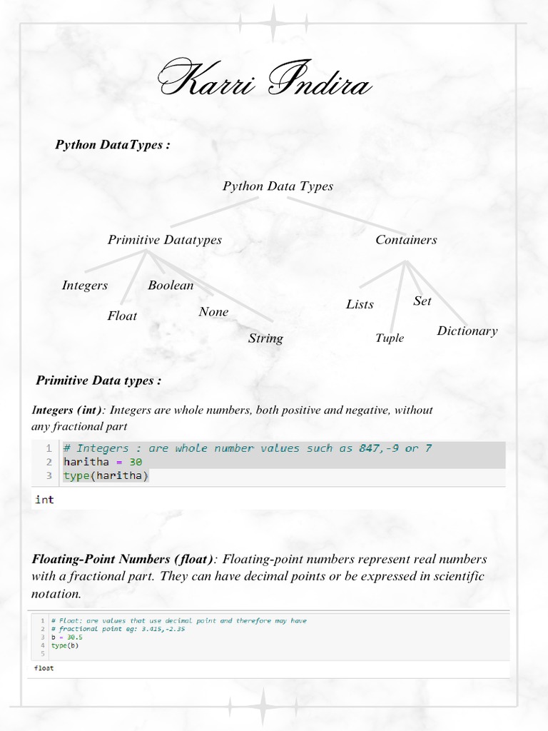 Datatypes | PDF Datatypes | PDF