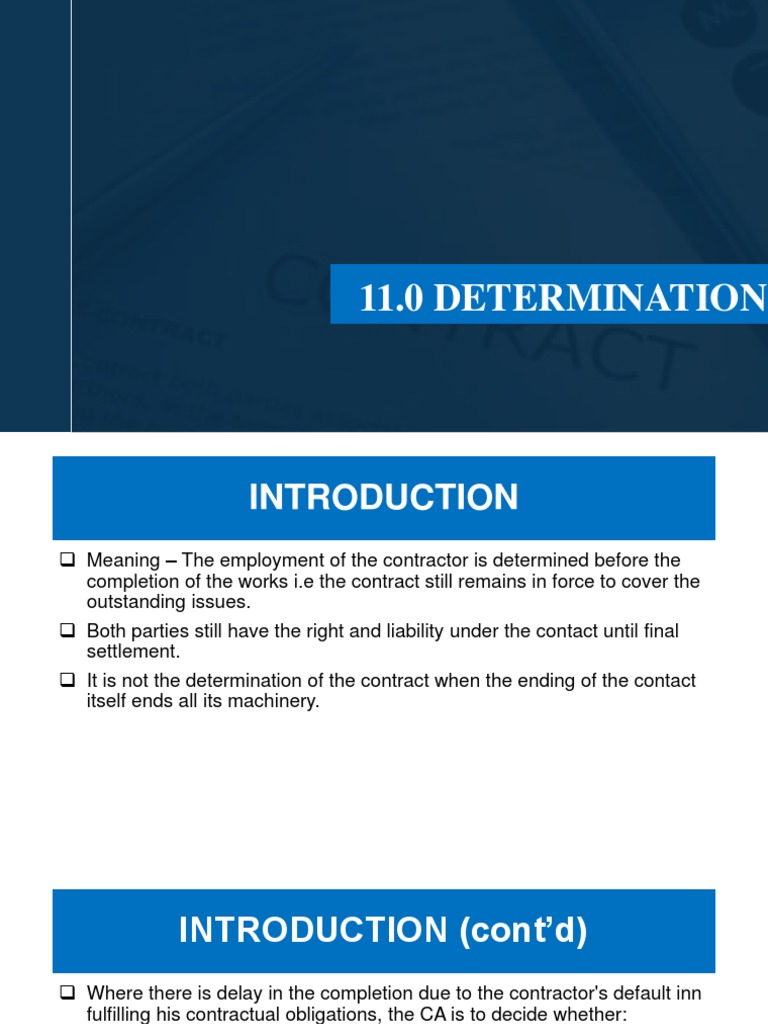 11 Determination | PDF