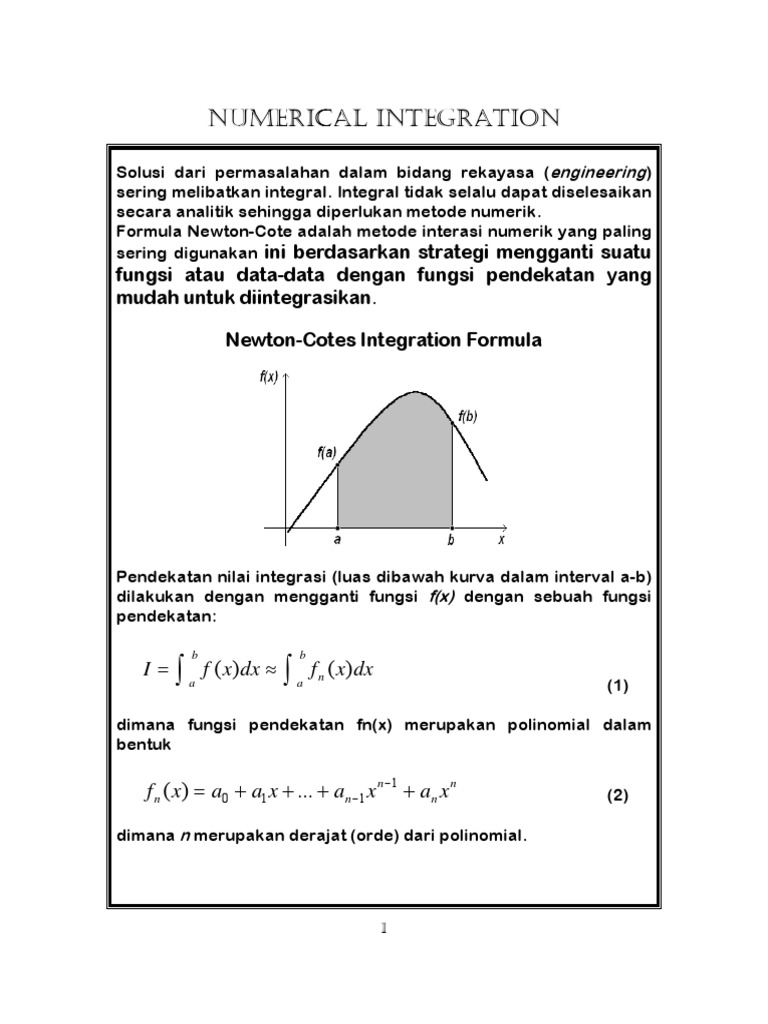 Integral Numerik 2 | PDF
